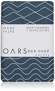 Amazon.com: Oars + Alps Natural Exfoliating Blue Charcoal Oars Bar Soap ...