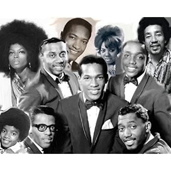 Amazon.com: Motown-Artists-Picture Super Stars Of Th 1960s Collage ...