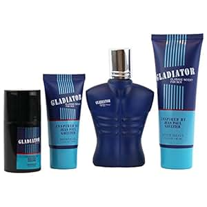 Amazon.com : Gladiator Classic Scent 4 Piece Fragrance Gift Set ...