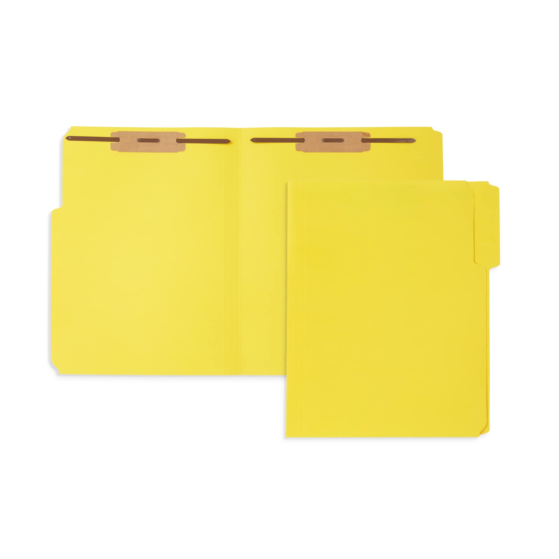 Mua 50 Yellow Fastener File Folders - 1/3 Cut Reinforced Tab - Durable ...