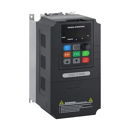 ATO 5hp VFD, 220V Single to Three Phase VFD Variable Frequency Drive ...
