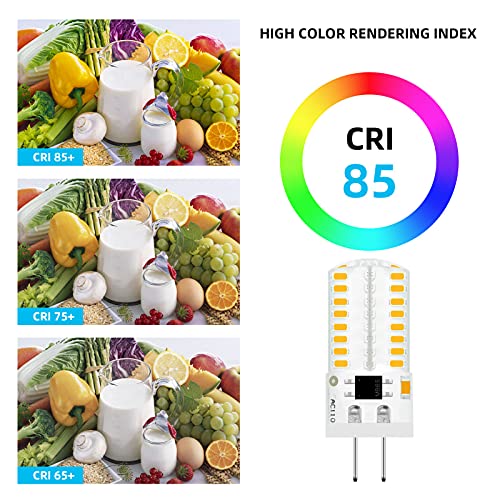 Pack 10 Mini G4 LED Bulb Dimmable 110V 120V 2.6W 280 Lumens 64pcs ...
