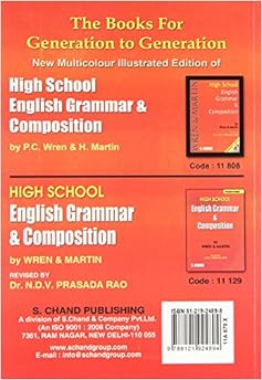 Key to High School English Grammar and Composition: P.C. Wren, H. Martin: 9788121924894: Amazon ...