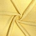 Amazon.com: Pico Textiles 1 Yard - Butter Yellow 100% Cotton Terry Cloth Fabric - Sold by The ...