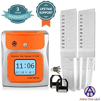 Amazon.com: Allied Time USA AT-3000R Digital Time Clock and Date Stamp ...