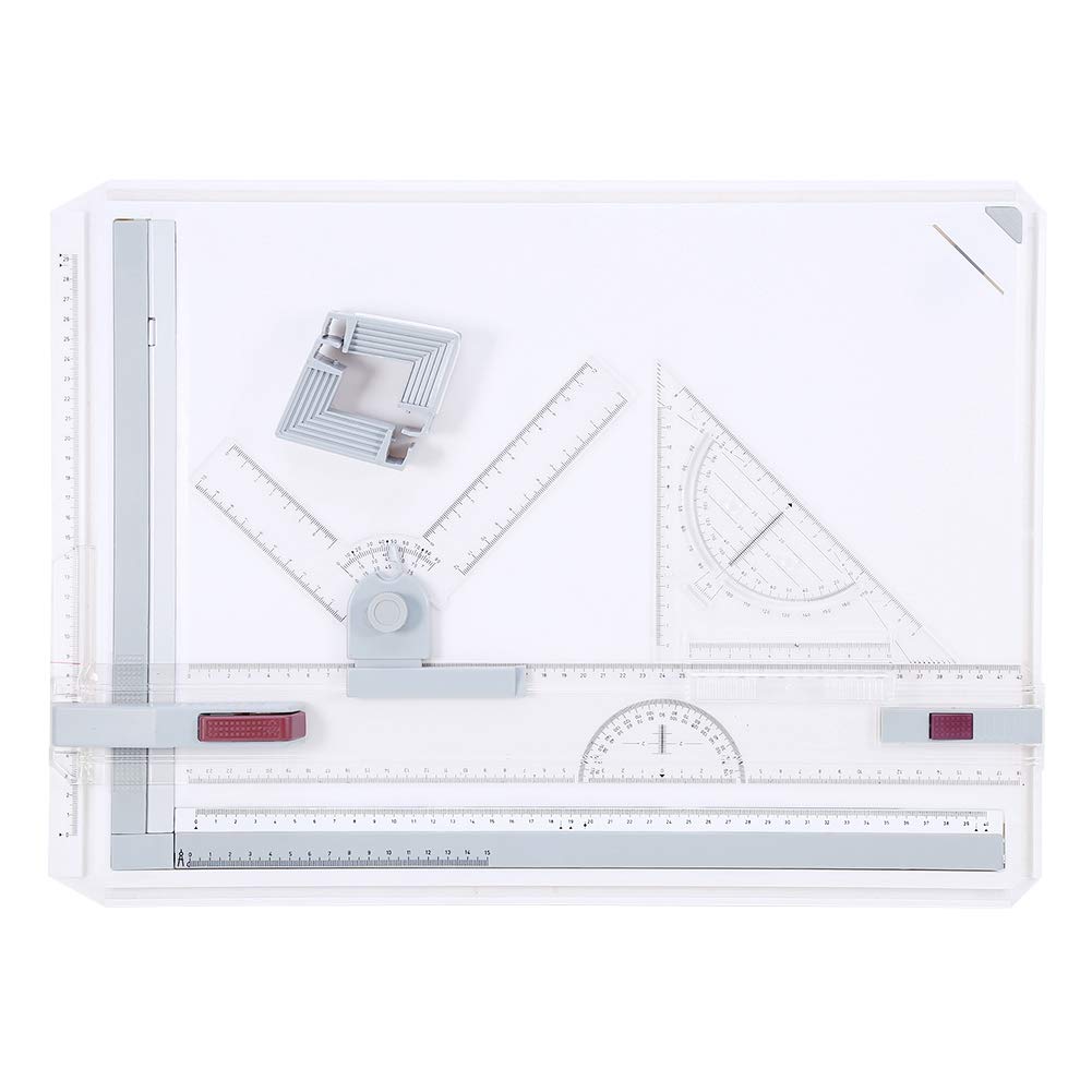 A3 Drawing Board, Multi-Funtion Drafting Table Adjustable Measuring ...