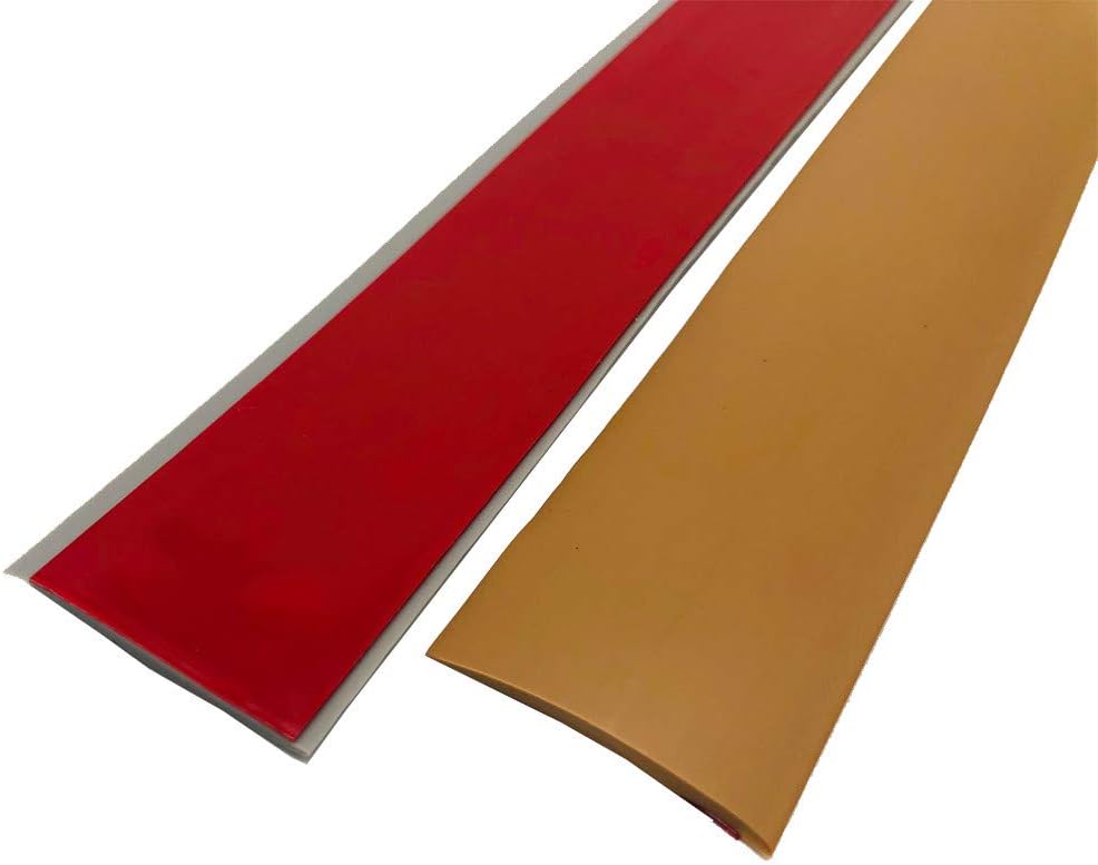 ZEYUE 400×4cm Self Adhesive Laminate Flooring Edge Trim-Joining Strips ...