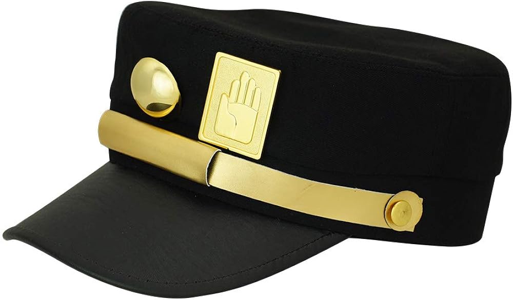 damdos JoJo Hats Bizarre Adventure Kujo Jotaro Cosplay Hat Visored ...
