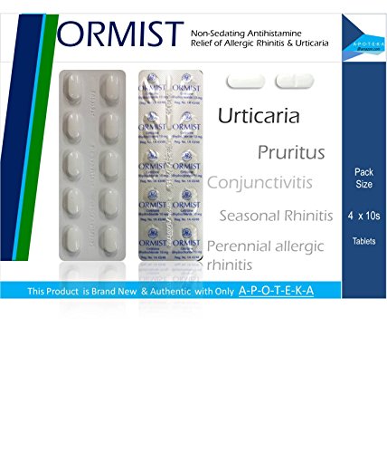 Buy Non-sedating Antihistamine Cetirizine Dihydrochloride 10 Mg Easy to ...