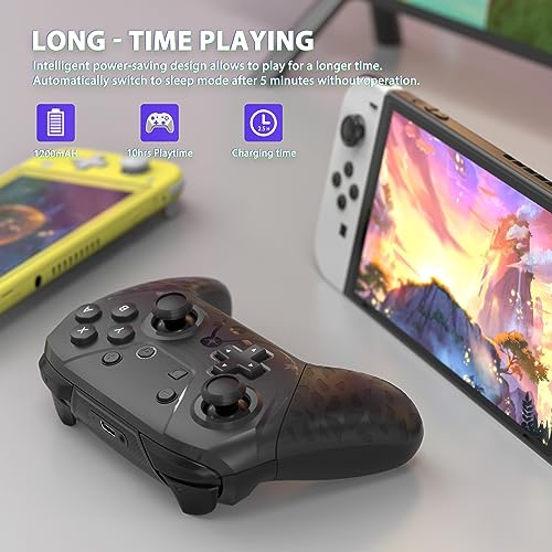 YCCTEAM Wireless Pro Controller Gamepad Compatible with Switch Support ...