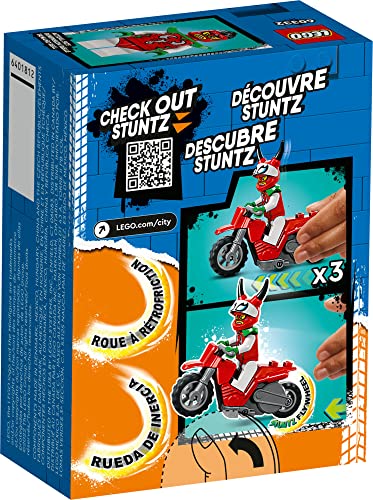 LEGO City Stuntz Reckless Scorpion Stunt Bike Set 60332 with Flywheel ...