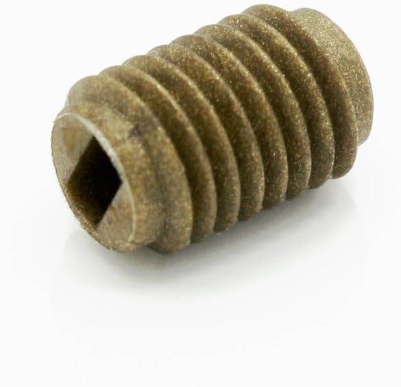Plastic grub screw, M7 x 1, black / white / gold, 3 of each, length 10 ...