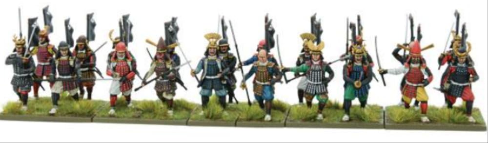 Mua Samurai Infantry - 28mm Scale Plastic Miniatures for Pike & Shotte ...