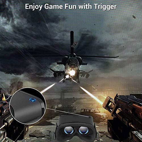 DESTEK Updated V5 VR Headset, 110°FOV 3D VR Virtual Reality Headset for ...