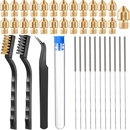 Mua 3D Printer Nozzles Cleaner Kit 0.4 mm MK8 Extruder Brass Nozzles ...
