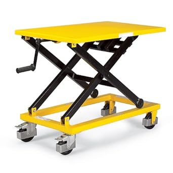 Relius Solutions Mechanical Mobile Scissor Lift Table - 1100-Lb ...