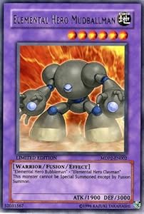 Amazon.com: Yu-Gi-Oh! - Elemental Hero Mudballman (MDP2-EN002 ...