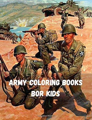 Army Coloring Books Bor Kids: Military Design Coloring Book For Kids 4 ...