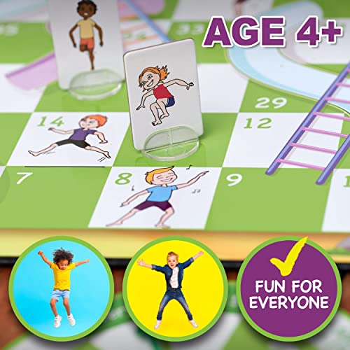 Covelico Active Games Snakes And Ladders Classroom Exercise Kids covelico-active-games-snakes-and-ladders-classroom-exercise-kids