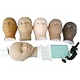 Amazon.com : CHARLENE Erasable Make-up Mannequin Mask Kit for Training ...