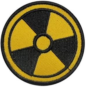Amazon.com: Nuclear Radiation Symbol Military Patch Fabric Embroidered ...