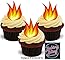 edible fire engine cake topper decoration (4 x 3): Amazon.co.uk ...