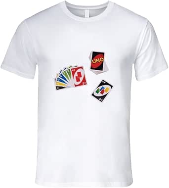 Amazon.com: Uno Card Game T Shirt M White: Clothing, Shoes & Jewelry