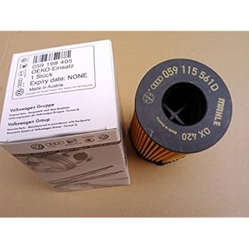 Amazon.com: Volkswagen 059 198 405, Engine Oil Filter: Automotive