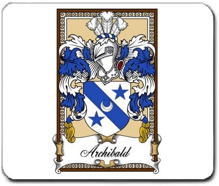 Amazon.com : Archibald Family Crest Coat of Arms Mouse Pad : Office ...