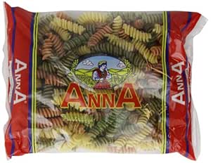 Amazon.com : Anna Tricolor Fusilli 109, 1 Pound Bags (Pack of 12 ...