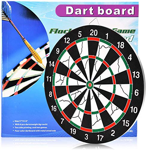 Professional Dart Board Set - Bristle/Sisal Tournament Dartboard with ...