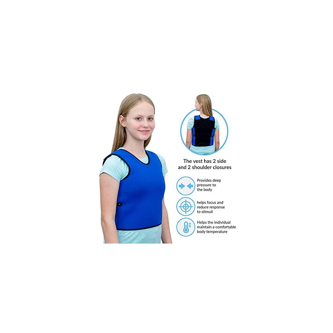 Sensory Vest for Children Kids, Sensory Compression Vest Kids Deep ...