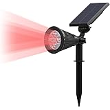 T-SUN Solar Spotlight LED Outdoor Wall Light, IP65 Waterproof, Auto-on ...