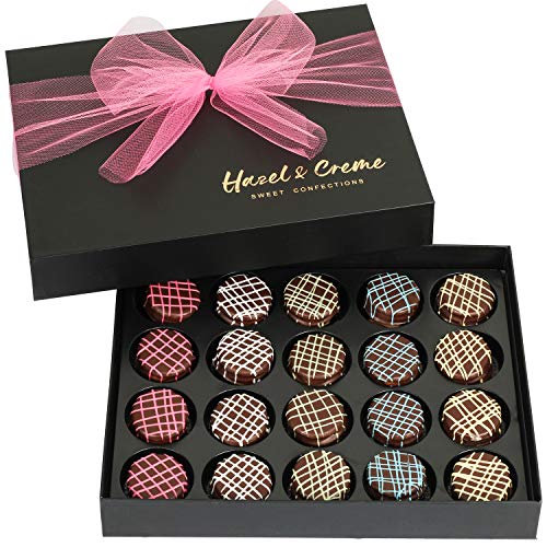 Hazel & Creme Chocolate 20 Cookies Gift Box – Easter – Anniversary Food ...