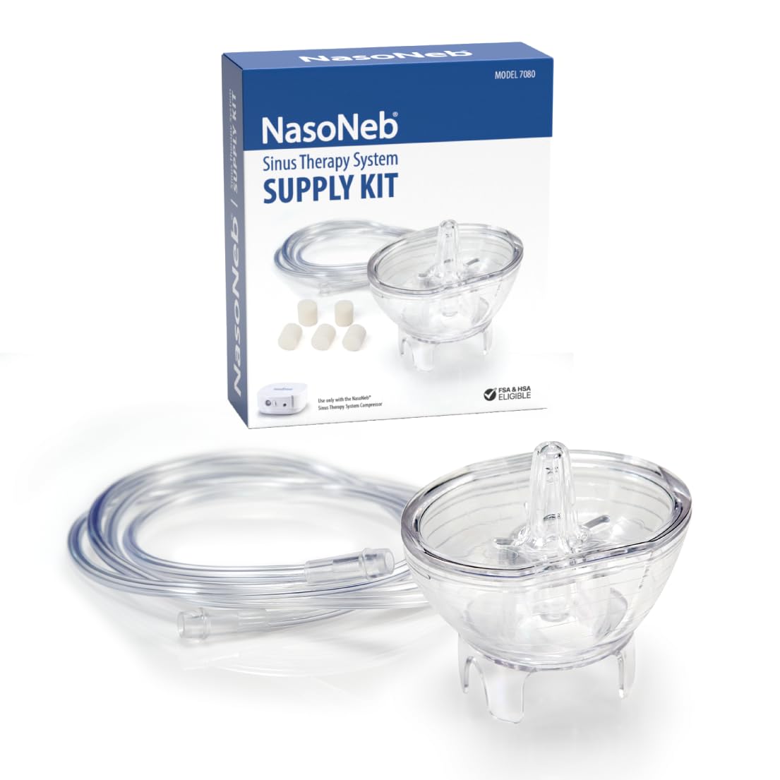 Mua NasoNeb Replacement Nasal Nebulizer Cup, Tubing, 5 Filters for ...