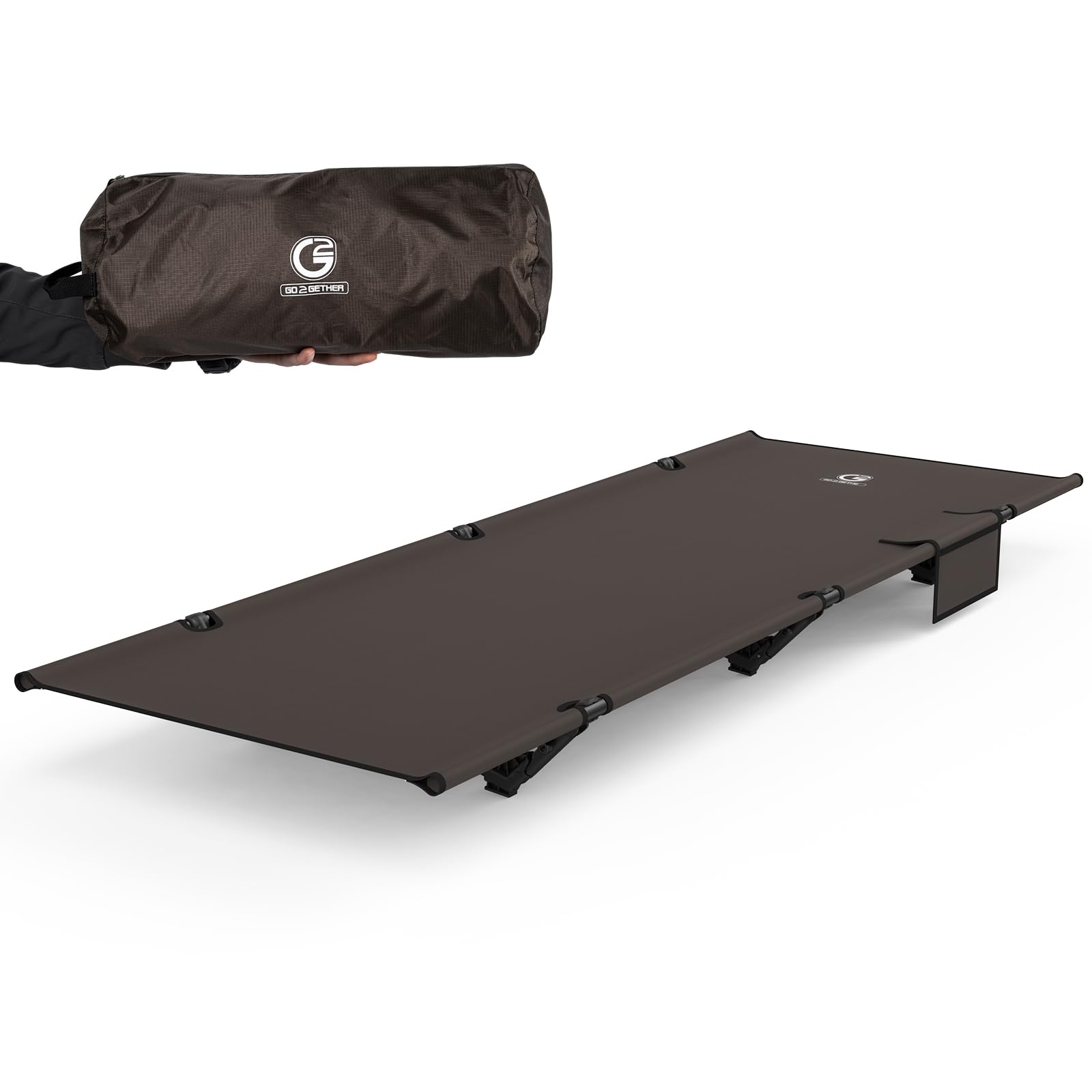G2 GO2GETHER Foldable Camping Cot, Durable Travel Tent Cot, Ultralight ...