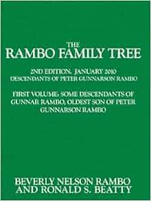 The Rambo Family Tree, Volume 1: Some Descendants of Gunnar Rambo ...