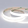Amazon.com: JOYLIT Diffused COB LED Light Strip 24V 5000K Daylight White 16.4FT 540LM/FT Super ...
