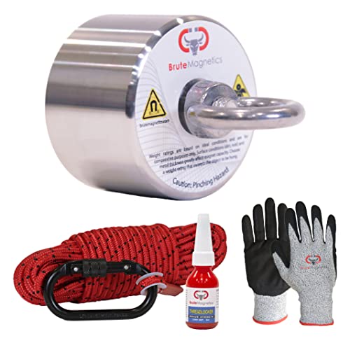 Brute Magnetics Battler 360 | Magnet Fishing Bundle | 1500-lb Pull ...