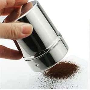 Amazon.com: flour shaker container,flour shaker bowl,1pcs Stainless ...