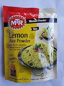 Amazon.com: Mtr Lemon Rice Powder 100gm : Grocery & Gourmet Food
