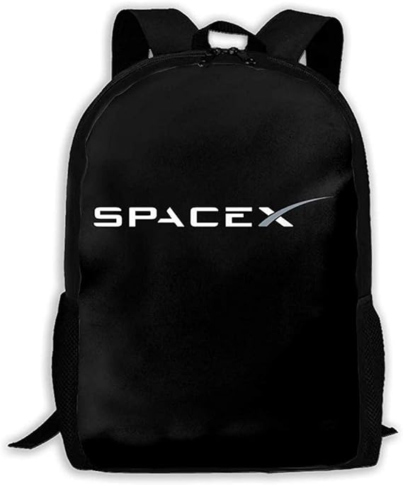 Unisex Bookbag SpaceX Logo Unisex Backpack Shoulder Bag School Backpack ...
