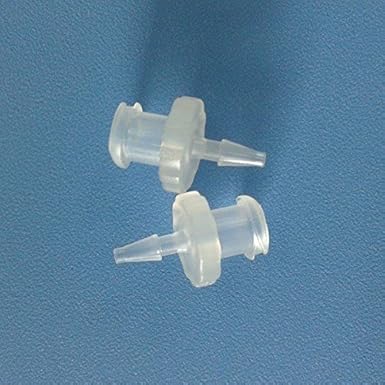 Pair Female Luer Lock Syringe Fitting to 1/8" Barb OD Hose ID PP ...