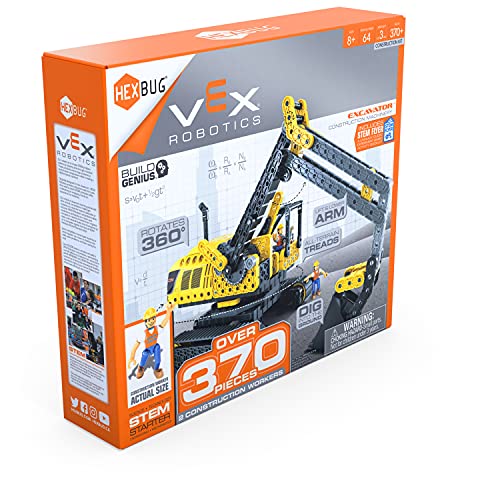 HEXBUG VEX Robotics Excavator, Buildable Construction Toy, Gift for ...