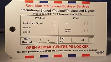 Royal Mail International Business Services Signed/Tracked / Tracked and ...