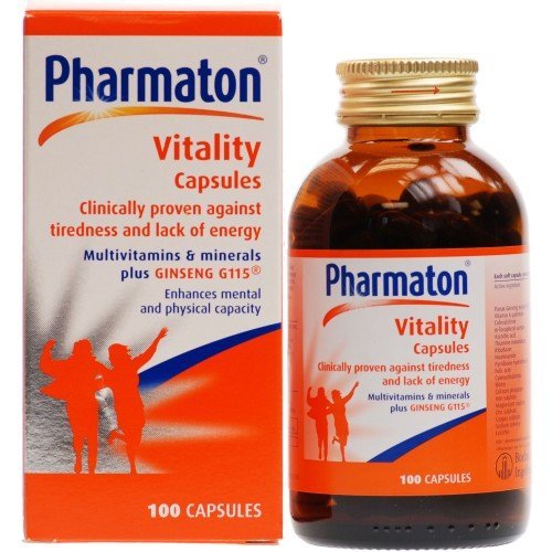 Pharmaton Advance Multivitamin and Mineral Caplets, 100 Caplets in ...