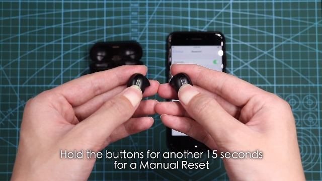 Watch How to do a manual reset and pair both earbuds to your device. on ...