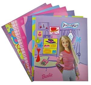 Amazon.com: 6 Pcs Barbie Folder set : School Accessories: Toys & Games