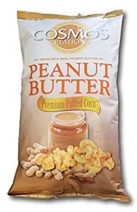 Amazon.com : Cosmos Premium Popcorn- Peanut Butter : Grocery & Gourmet Food