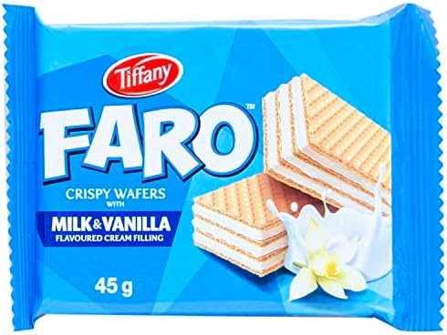 Faro Tiffany Crispy Wafers with Milk and Vanilla Flavoured Cream ...